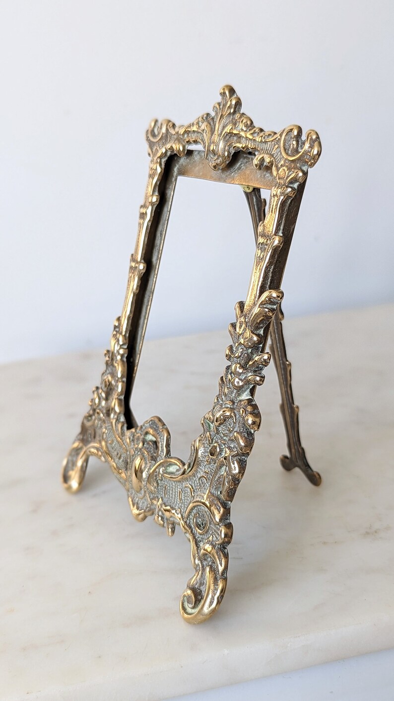Vintage Antique Brass Rococo Style Picture Frame - Etsy