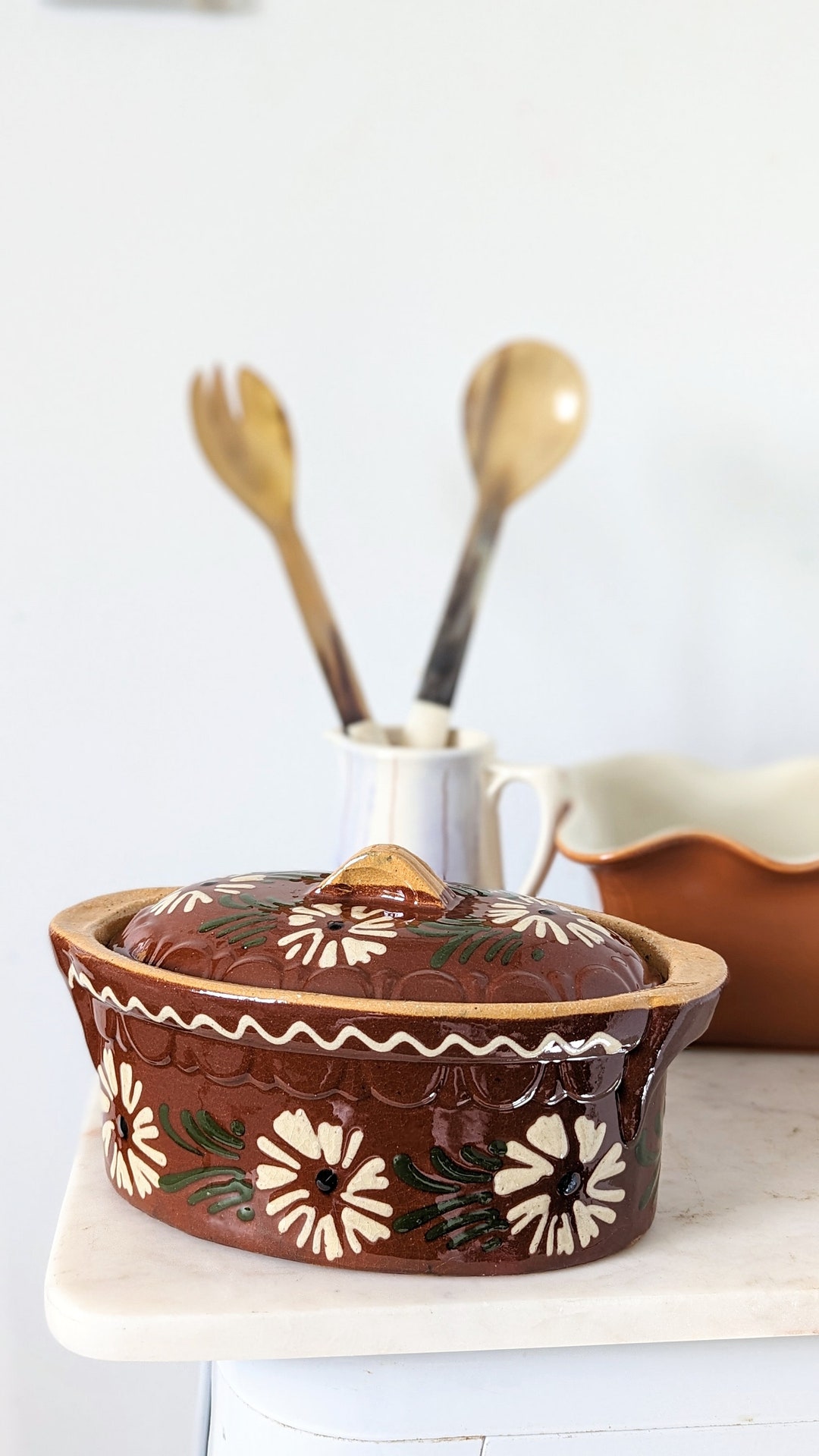 Vintage France Alsace Pottery Miniature Clay Tureen Oven Dish - Etsy