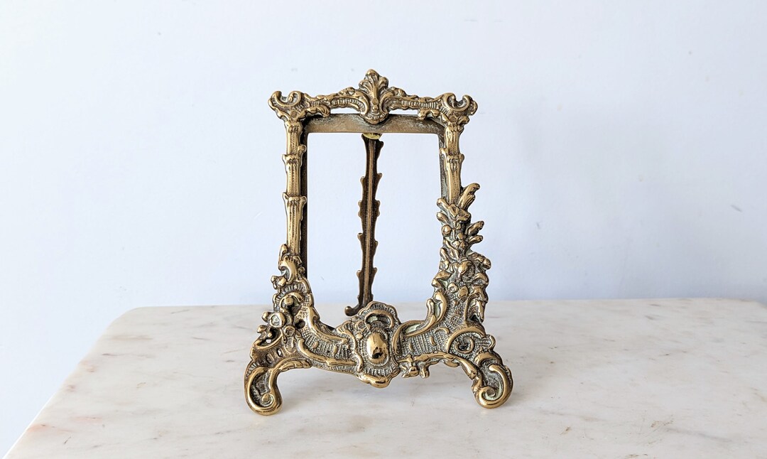 Vintage Antique Brass Rococo Style Picture Frame - Etsy