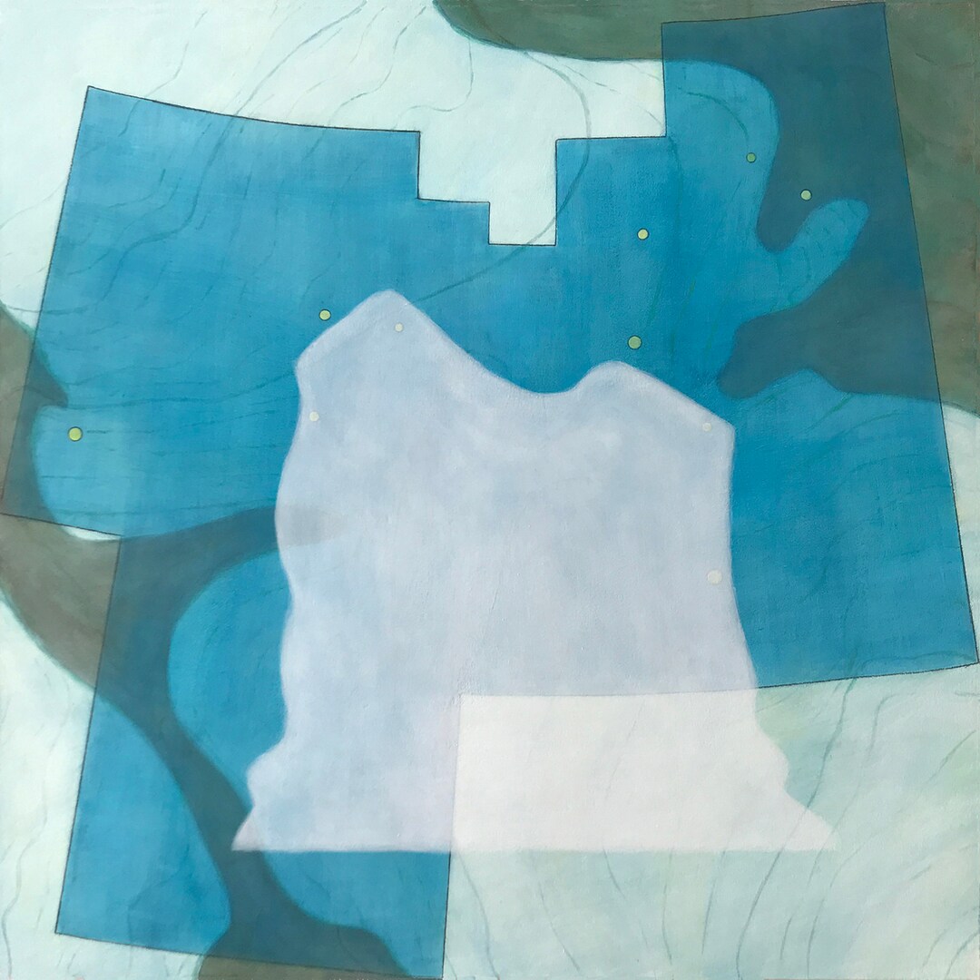Profile in Ice (leo) Painting of Iceberg, Constellation and Frozen ...
