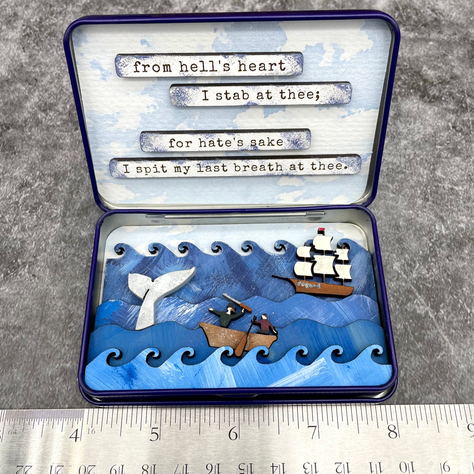 Moby Dick Tin Diorama - Etsy