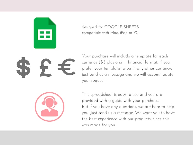 Annual Overview Spreadsheet for Google Sheets Annual - Etsy