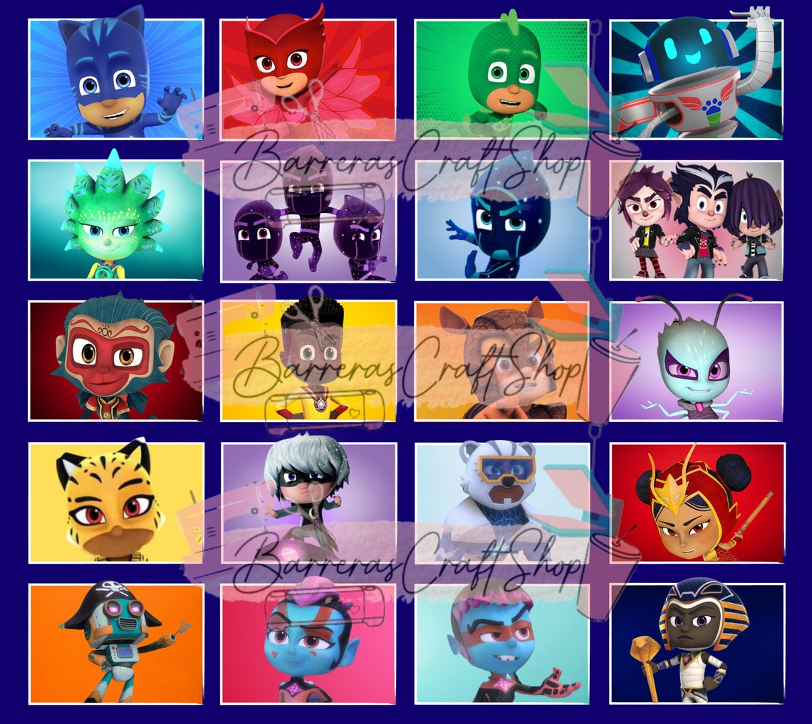 Pj Masks Power Heroes 20oz Sublimation Wrap - Etsy