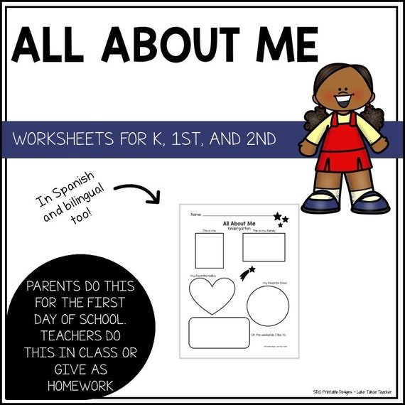 All About Me Todo Sobre Mi - Etsy