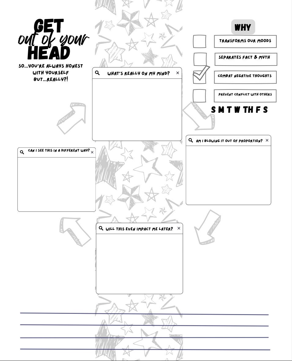 Teen Coping Skills Workbook,teen Mental Health, Self Care for Teens ...