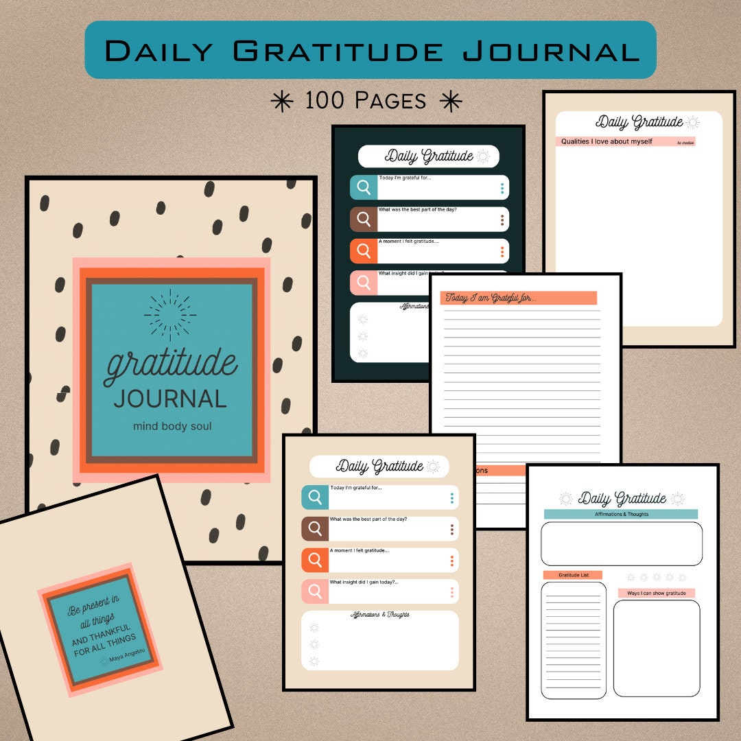Daily Gratitude Exercise Journal for Building a Practice of ...