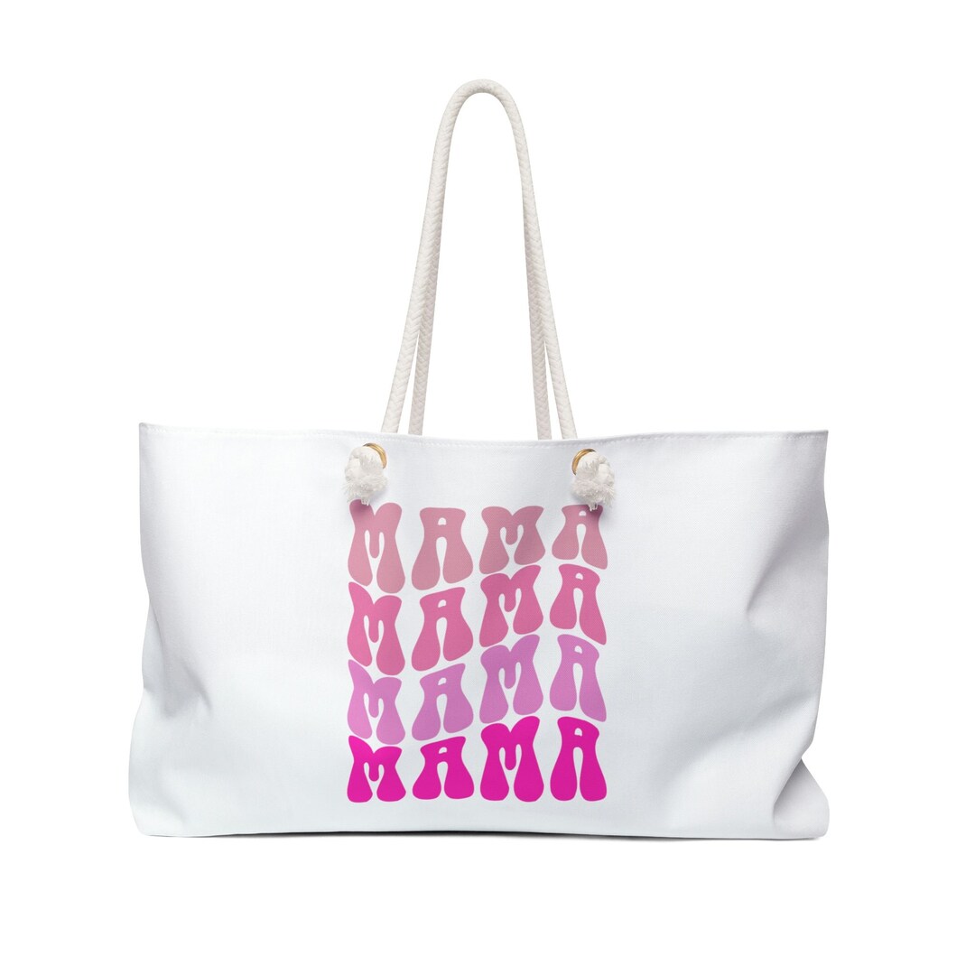 Mama Pink Groovy Weekender Bag - Etsy