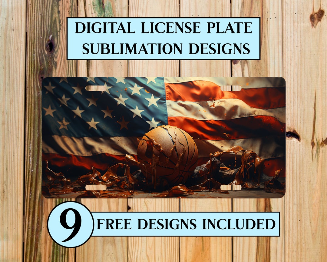 Basketball License Plate Png, Basketball License Plate Wrap, Basketball ...