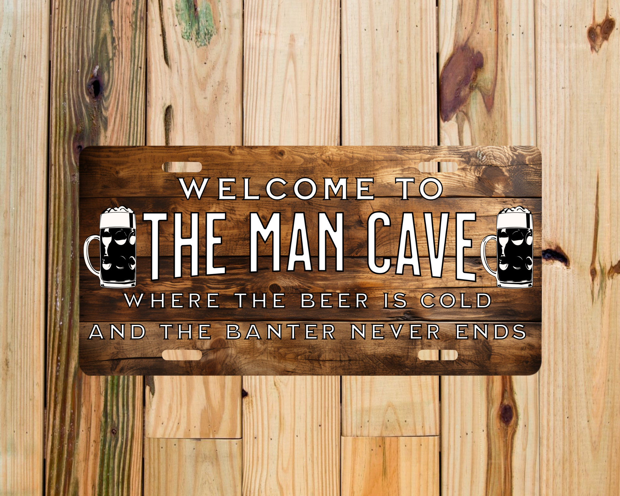 Man Cave License Plate PNG: Sublimation Design (digital Download) - Etsy