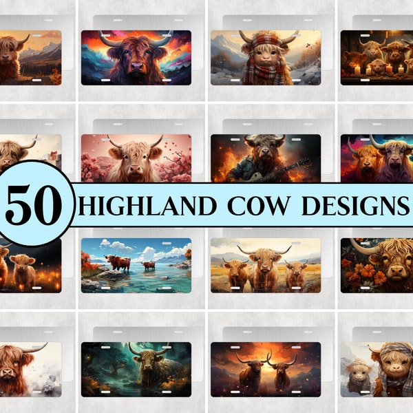 Cow License Plate - Etsy