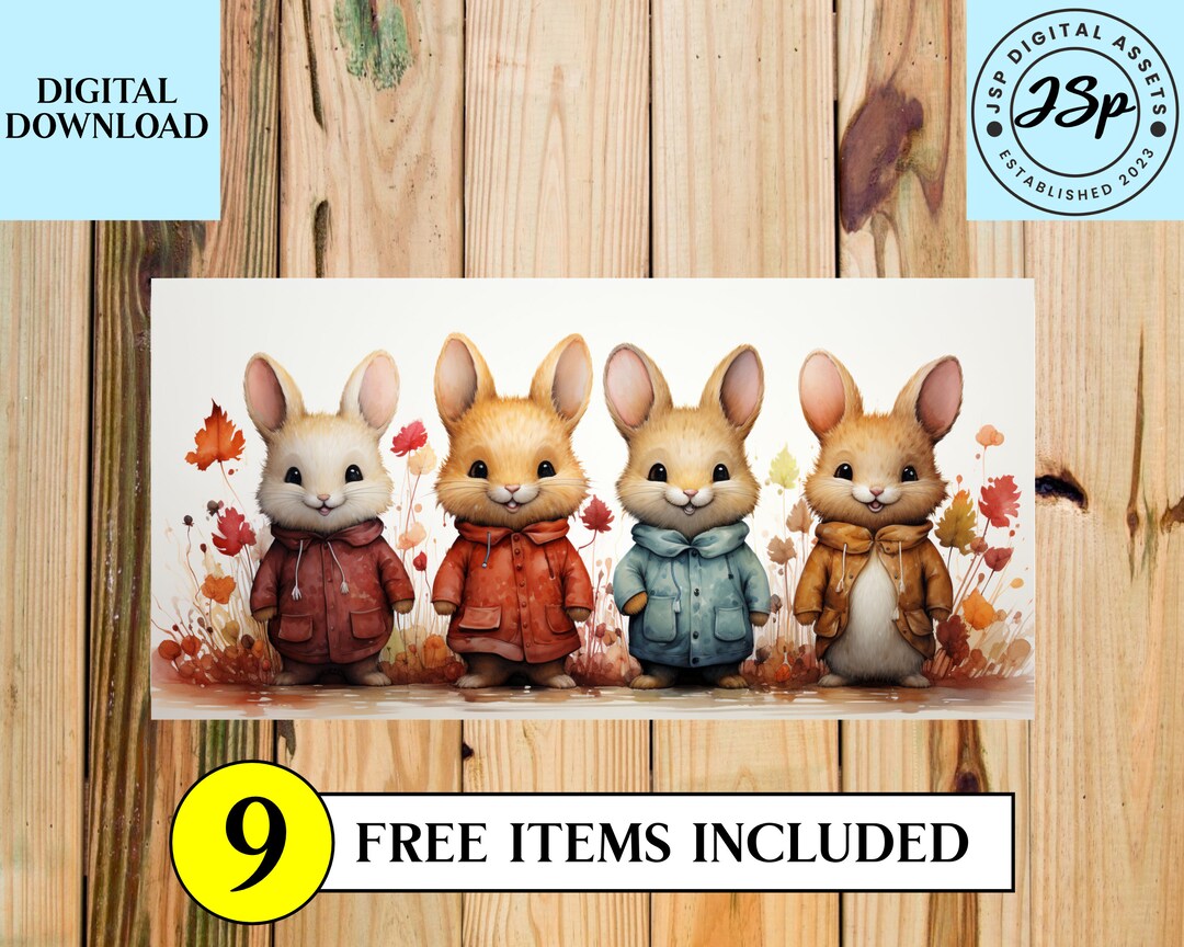 Bunnies License Plate Sublimation Design Png, Rabbit License Plate Png ...