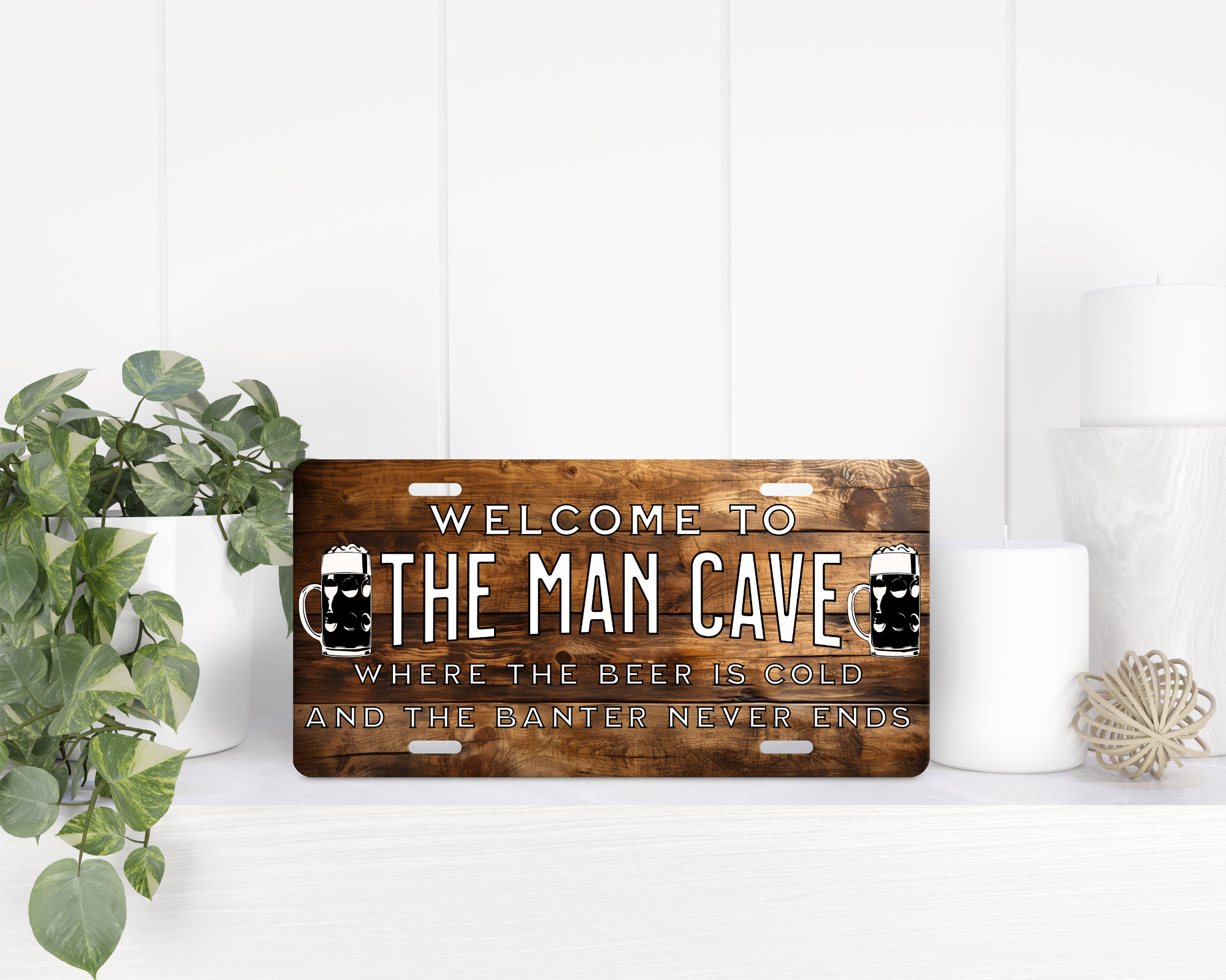 Man Cave License Plate PNG: Sublimation Design (digital Download) - Etsy