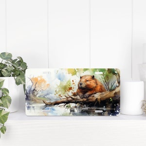 Watercolor Capybara Png, Capybara Art License Plate Design, Capybara ...