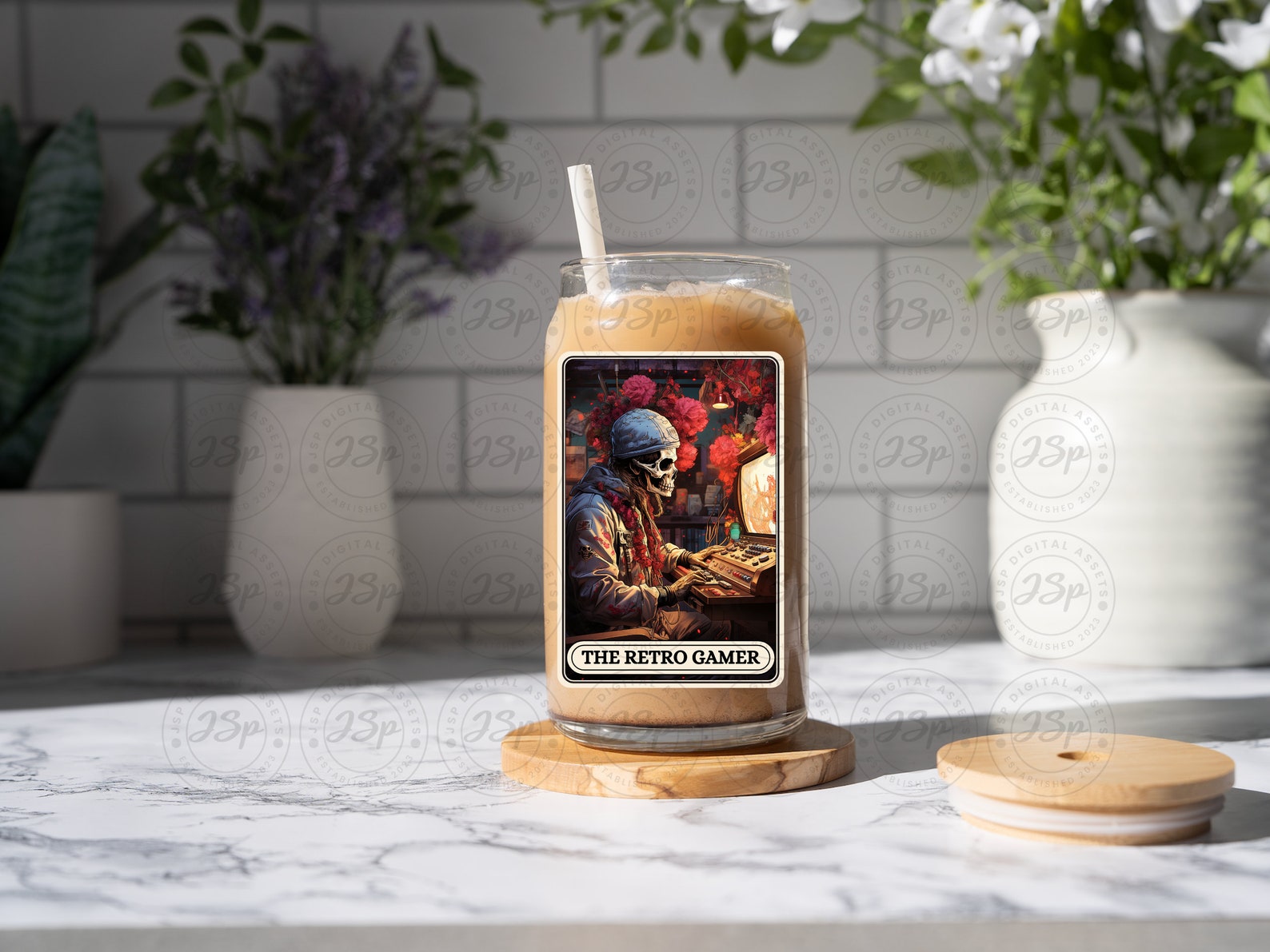 The Retro Gamer Tarot Card PNG SVG, Skeleton Gaming Sublimation Design ...