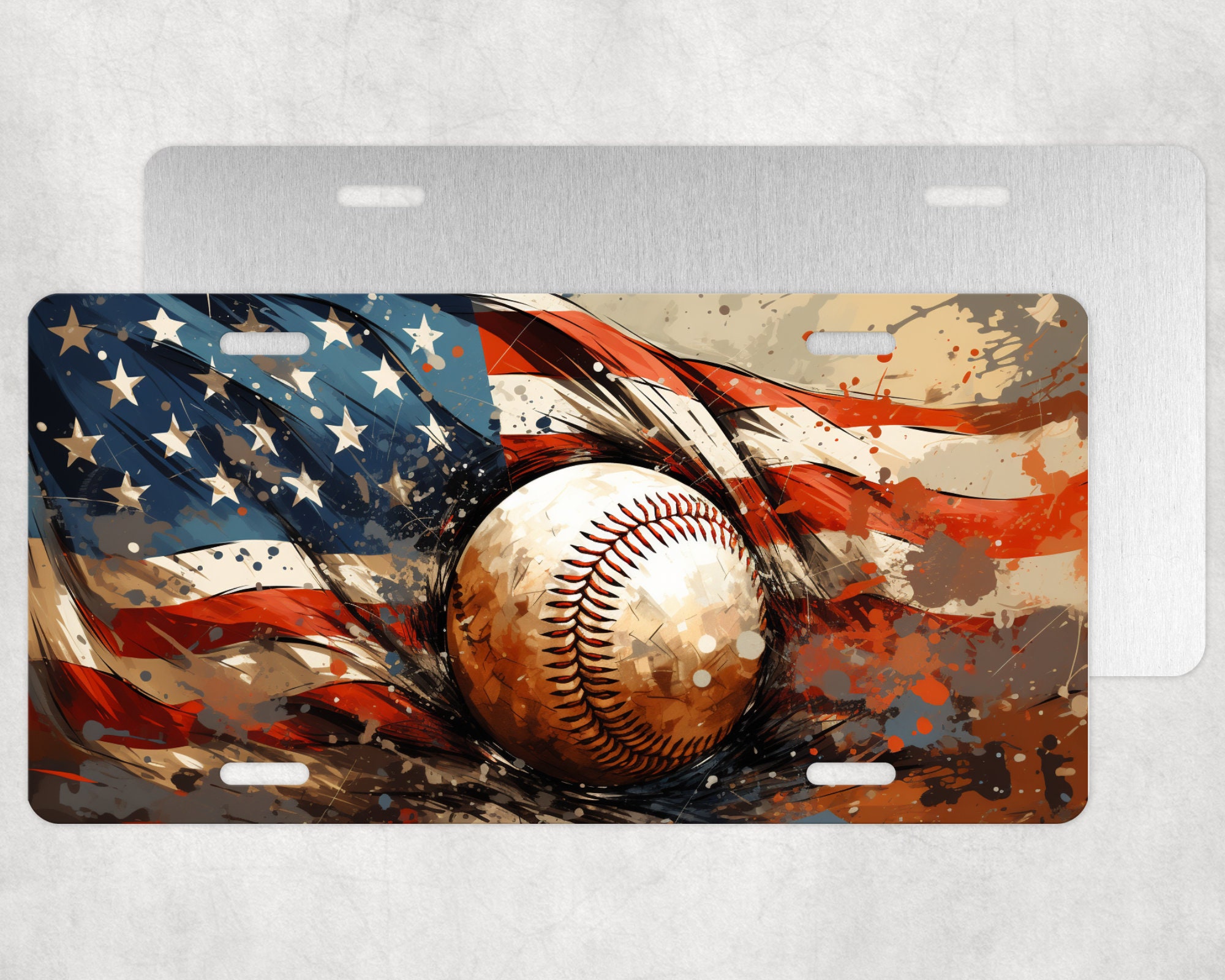 Baseball License Plate PNG Sublimation Design (digital Download) - Etsy