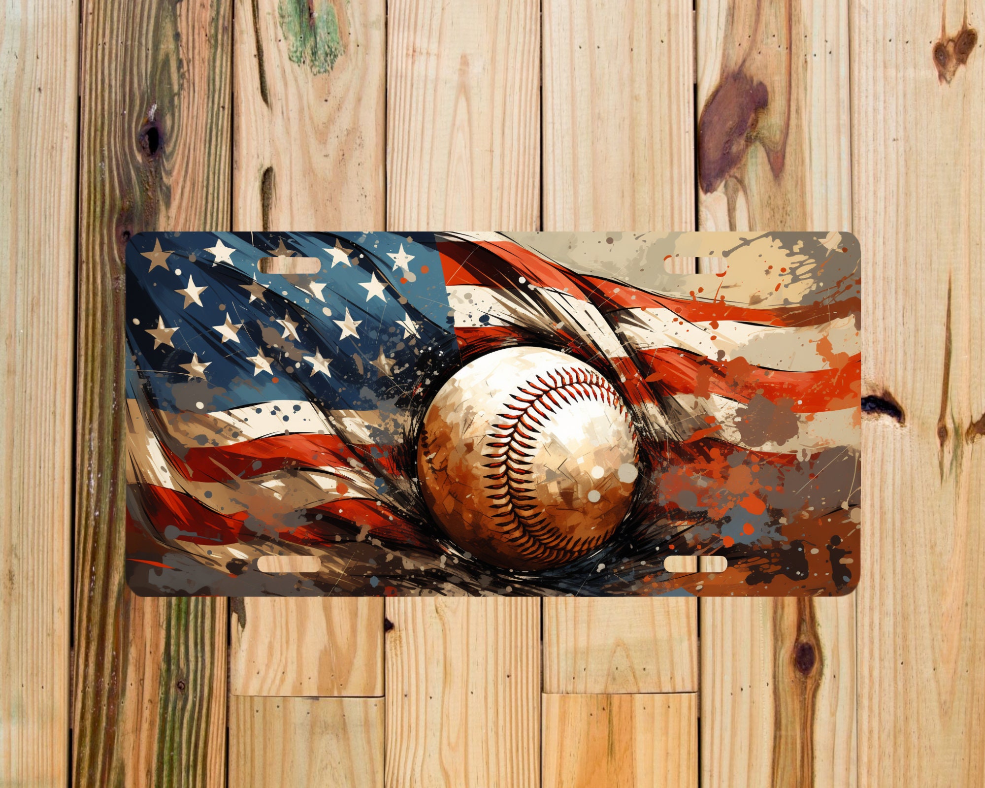 Baseball License Plate PNG Sublimation Design (digital Download) - Etsy