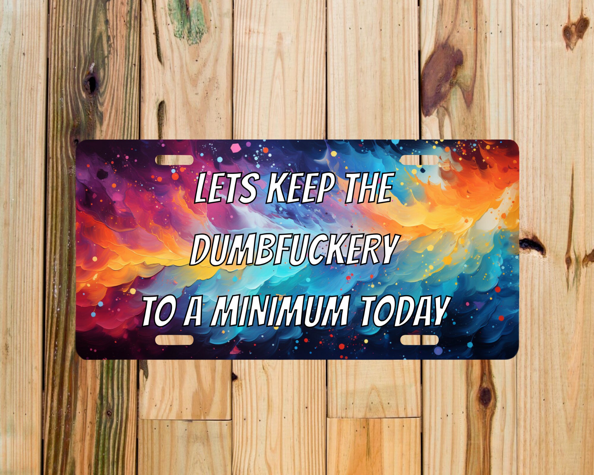 Sarcastic License Plate PNG Sublimation Design, Sassy Mom License Plate ...