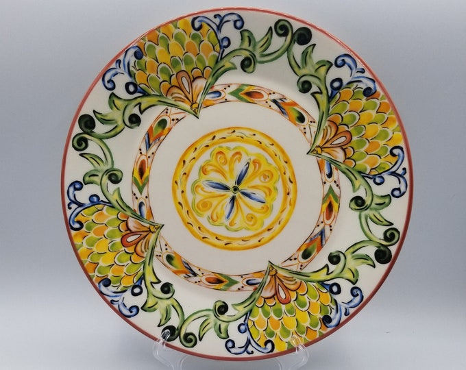 Plate CMG Ceramicas Hand Painted Plate Made in Portugal - Etsy