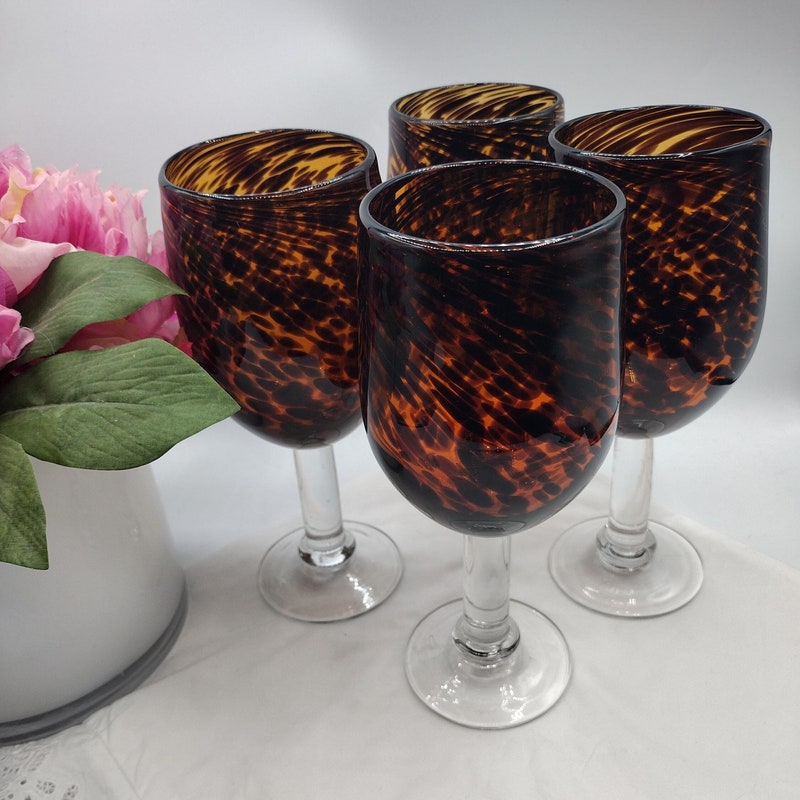 Tortoise Shell Glass - Etsy