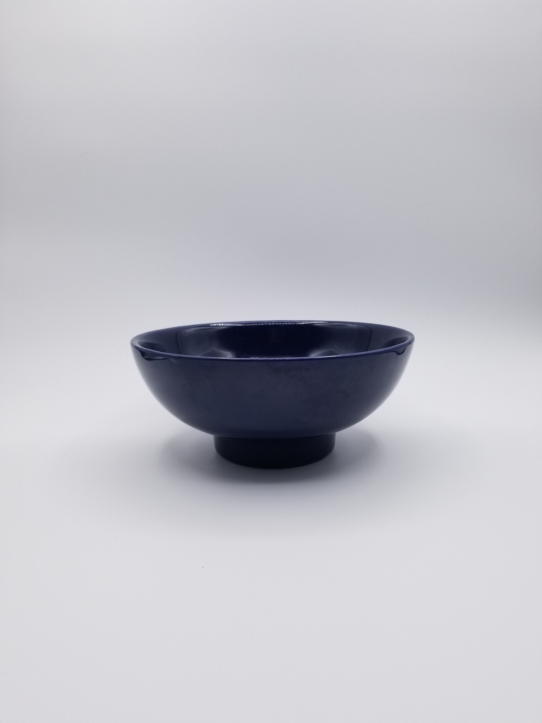 Bowl Vintage Haeger Potteries Mid Century Modern Cobalt Blue - Etsy