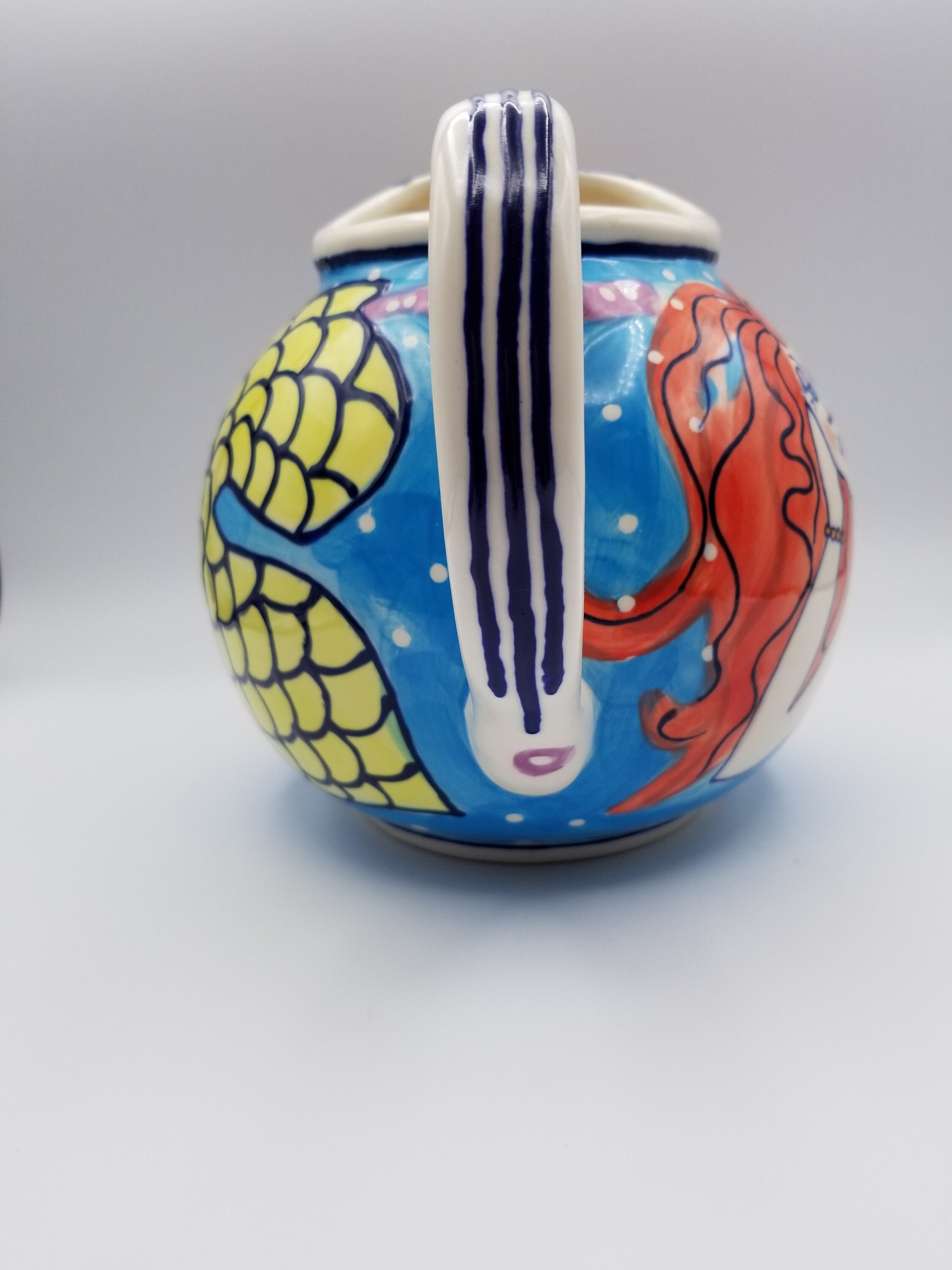 Pitcher Diane Come Dream With Me Vintage Mermaid Pitcher Large ...