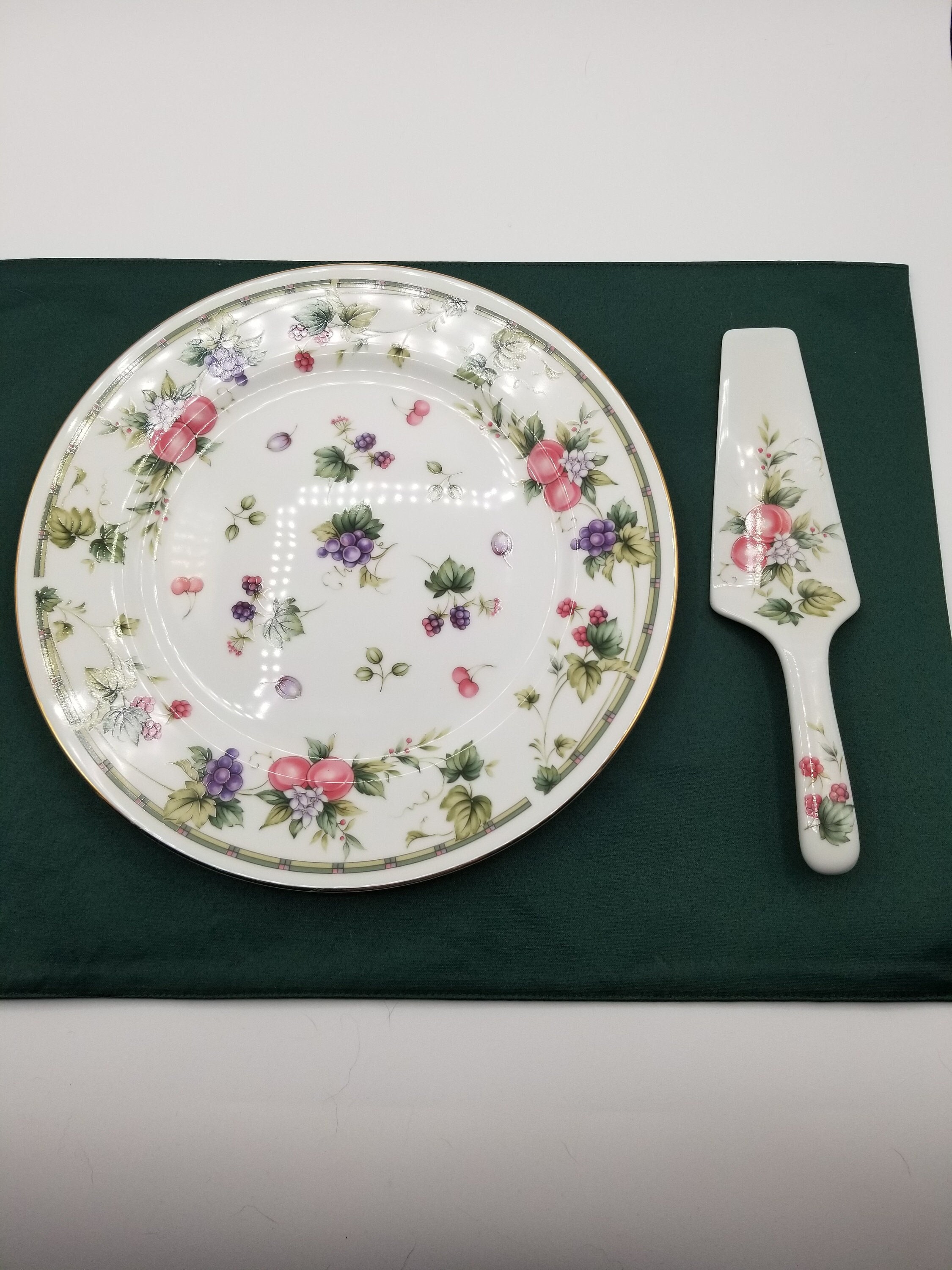 Plate Vintage ANDREA BY SADEK Cake Plate and Server Andrea by Sadek ...