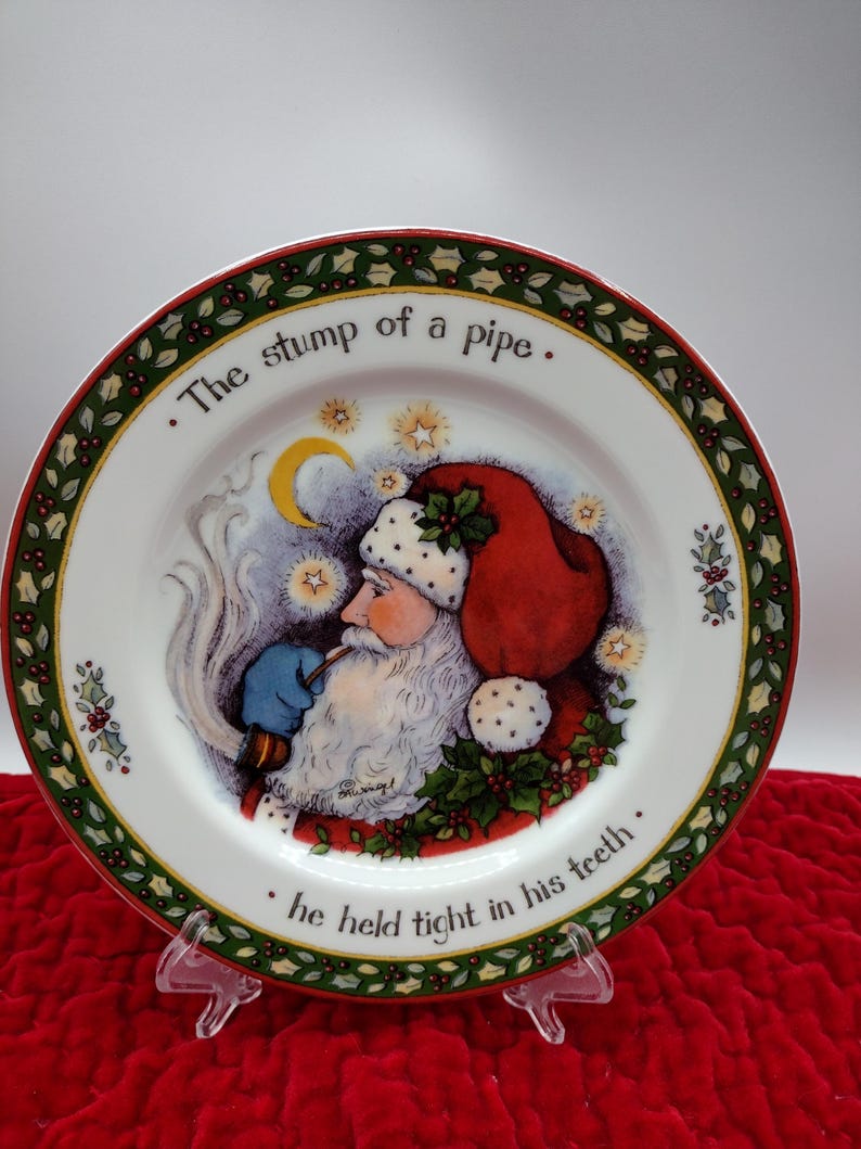PLATES SUSAN WINGET A Christmas Story Fine Porcelain Salad Plates ...