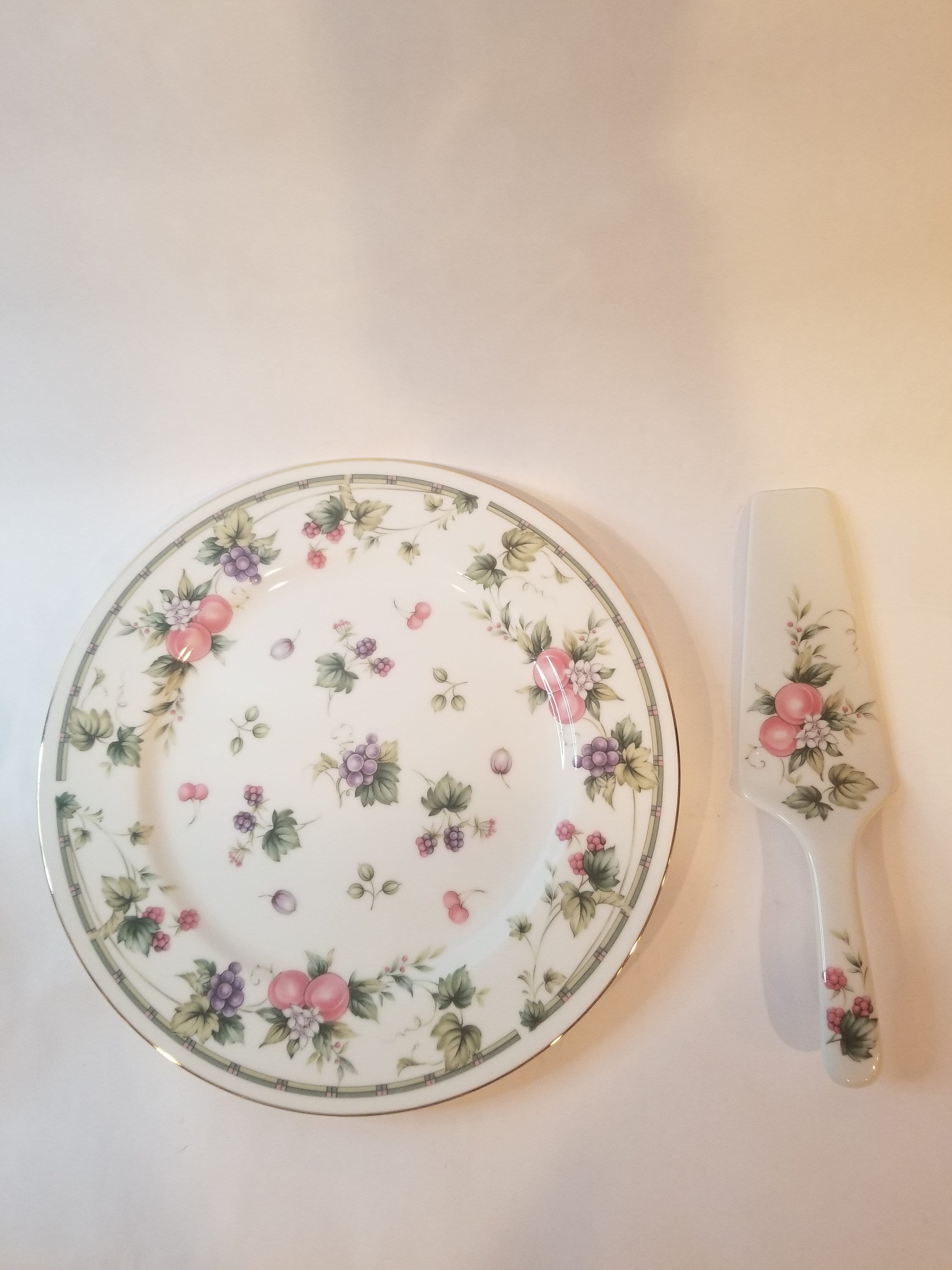 Plate Vintage ANDREA BY SADEK Cake Plate and Server Andrea by Sadek ...