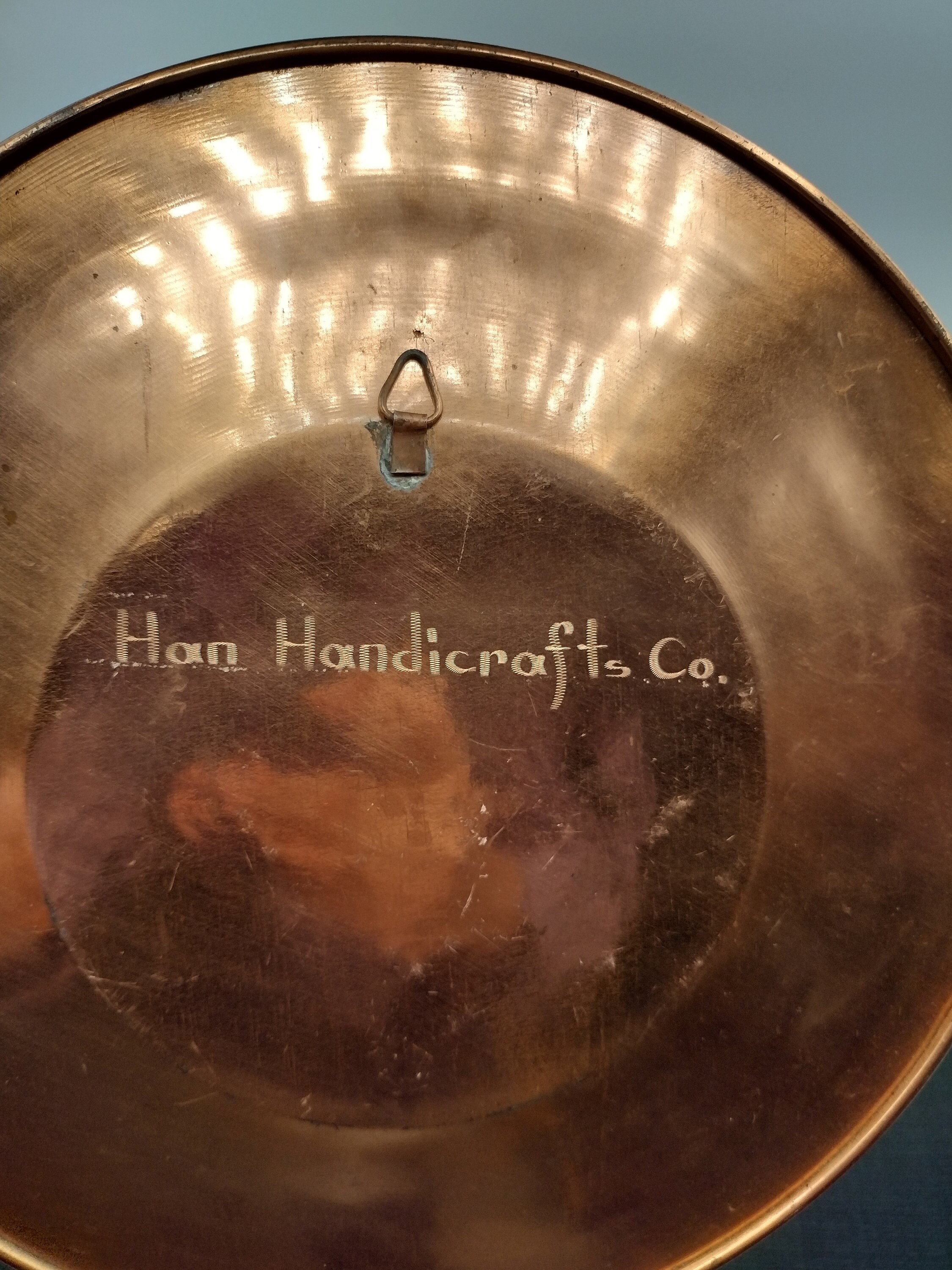 PLATE Vintage Etched Copper Plate Hand Crafted Decorative Plate - Etsy