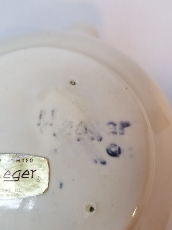 Royal Haeger Pottery Marks Vintage Haeger Hand Thrown Vase Ruffled