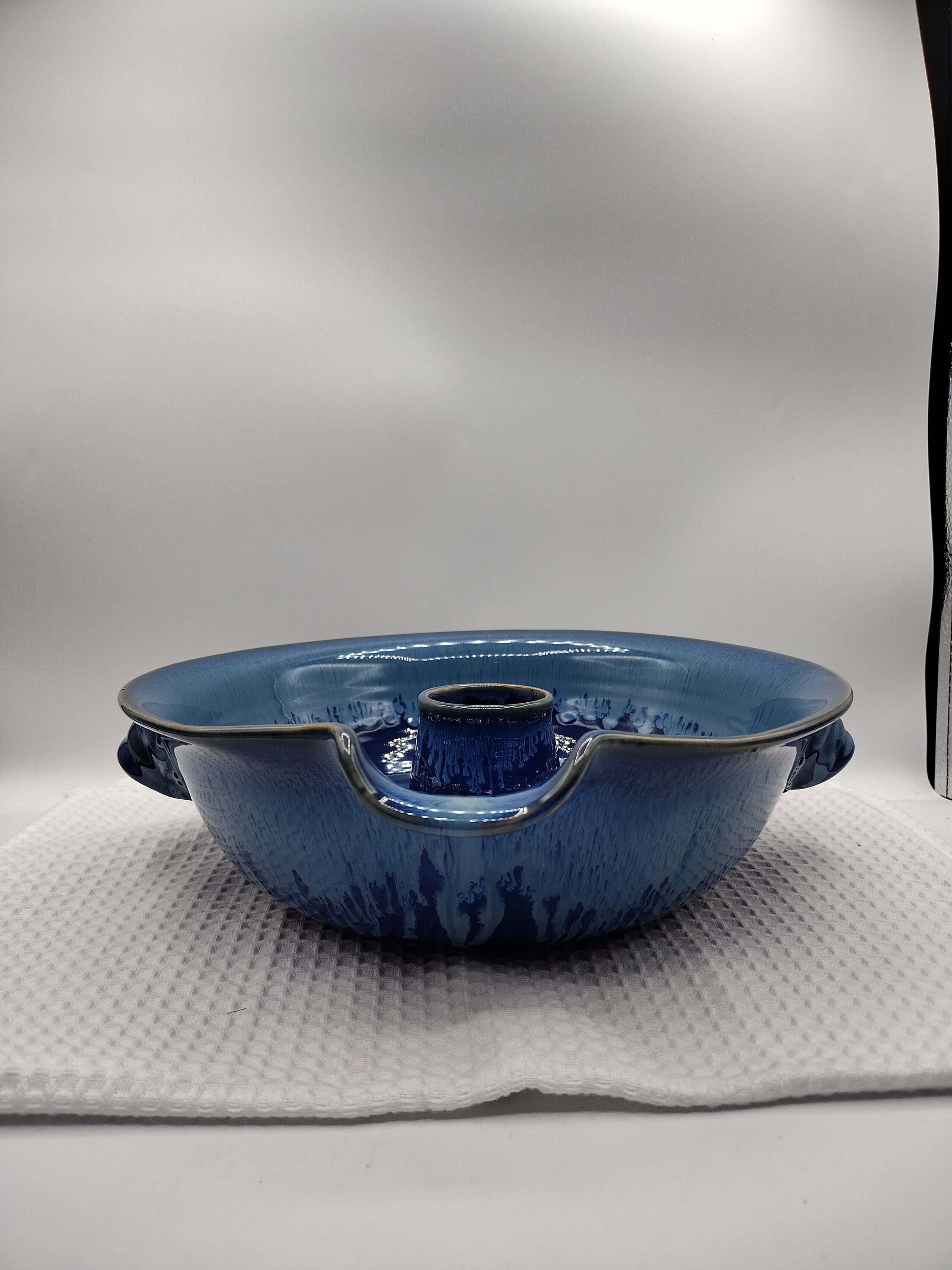 ROASTER Vintage TUMBLEWEED POTTERY Ceramic Stoneware Upright Deep-dish ...