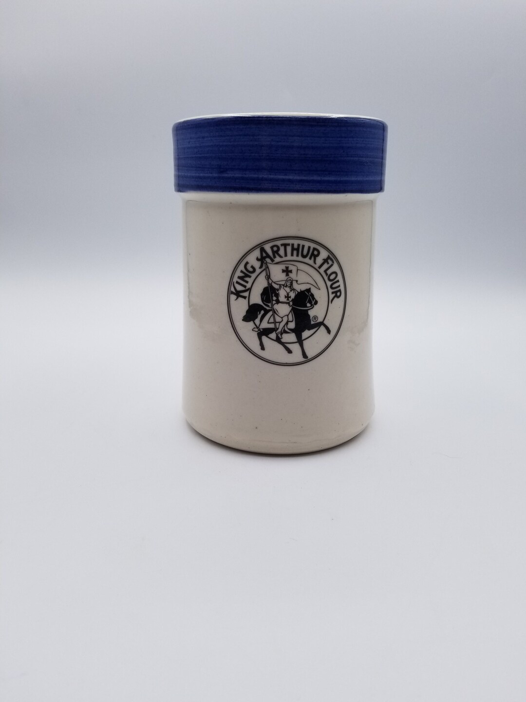 Canister Great Bay Pottery King Arthur Flour Crock Canister - Etsy