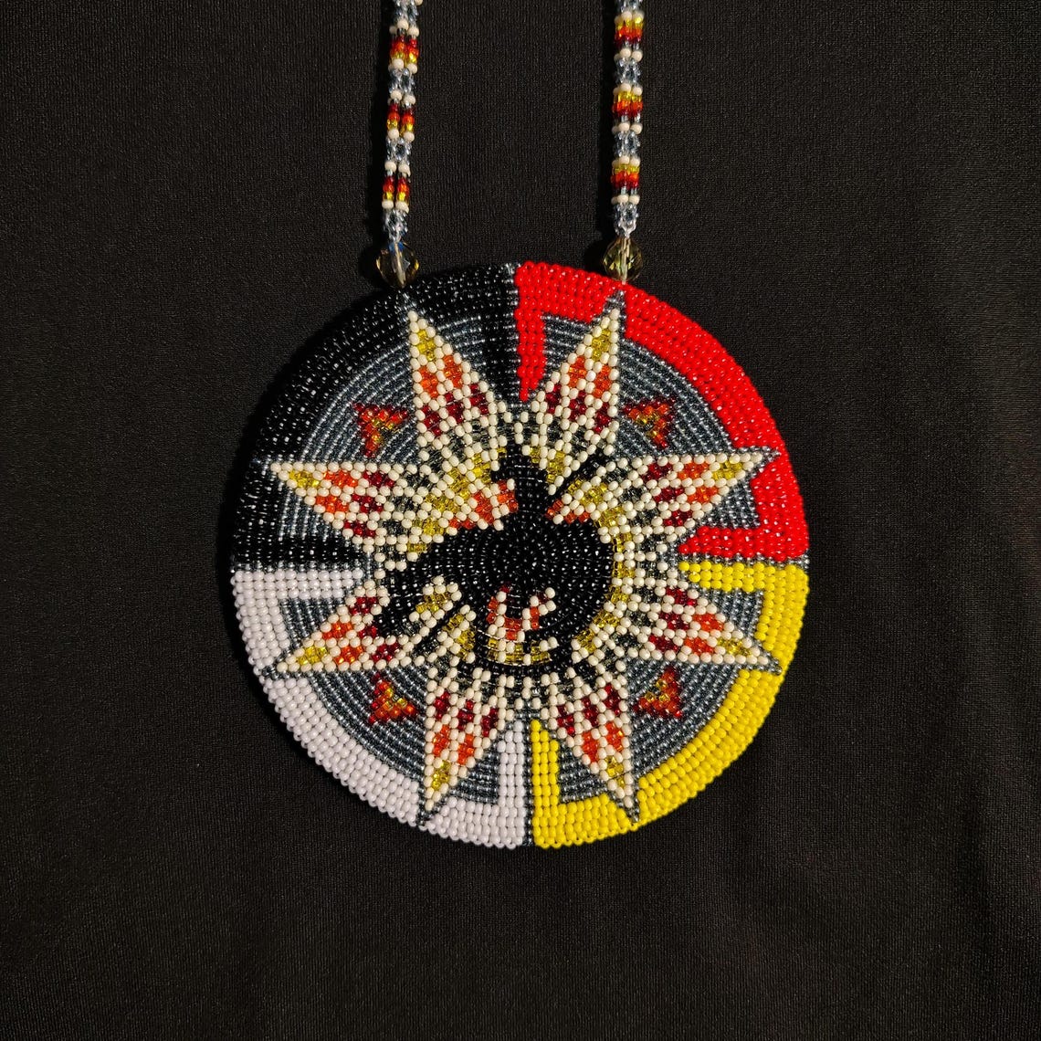 Medicine Wheel Star Bucking Bronco Extra Large Traditional Style ...