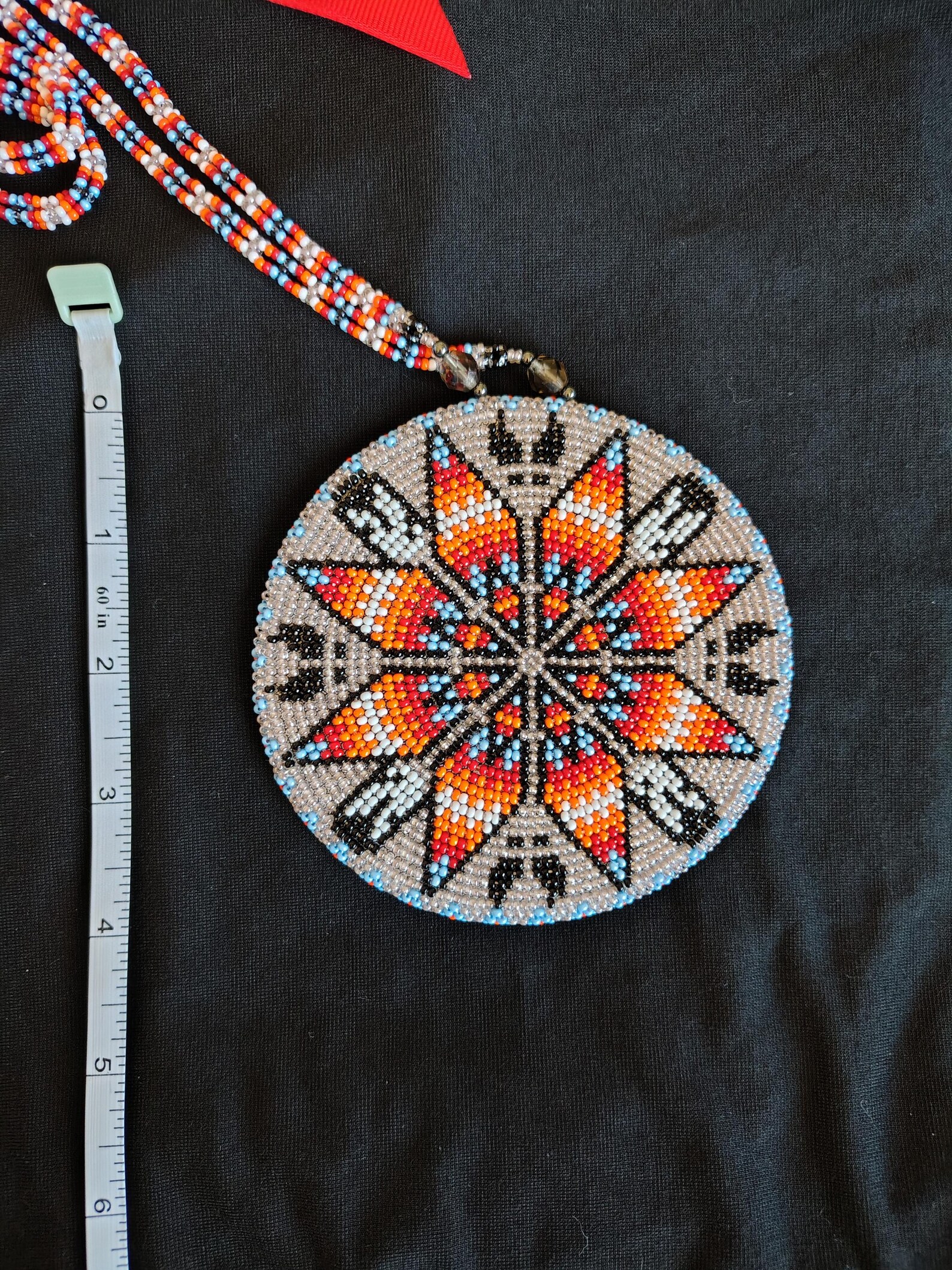 Hooves & Feathers Rosette Star Large Traditional Colors Medallion ...
