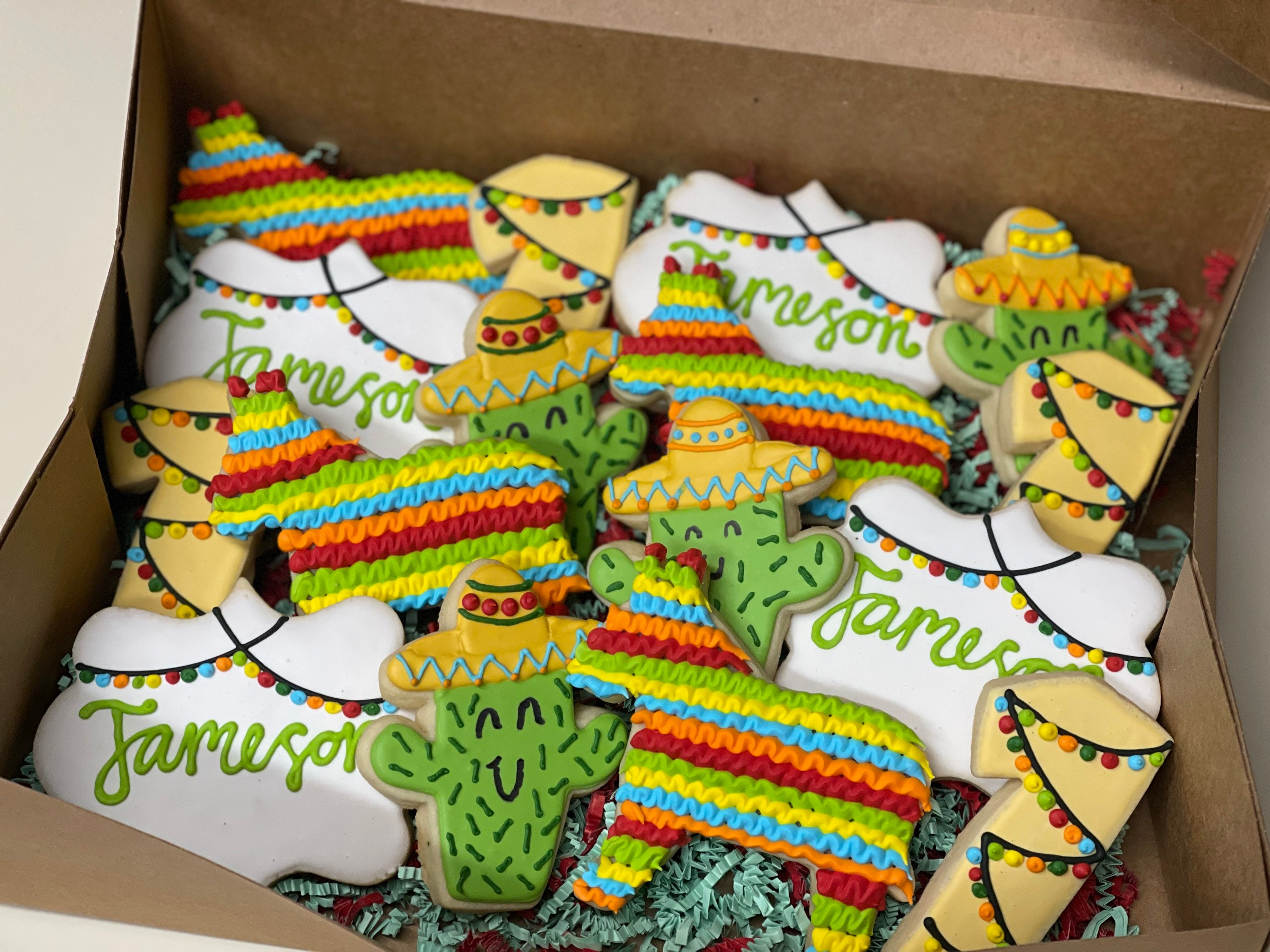 Fiesta Themed Sugar Cookies - Etsy
