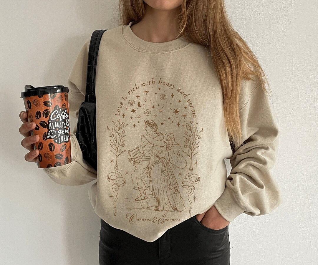 Eurydice Orpheus Greek Mythology Dark Academia Clothing Greek Statue ...