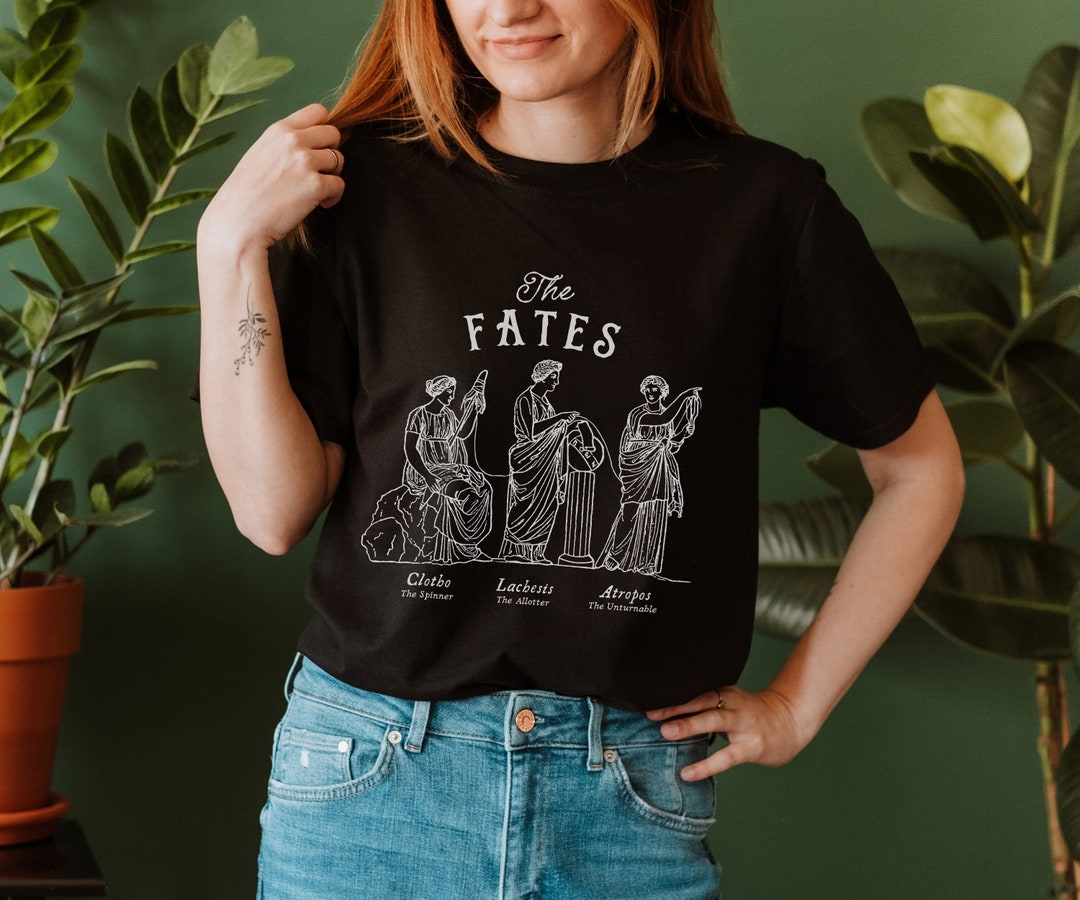 The Fates Greek Mythology Shirt Moirai Greek Goddesses Dark Academia ...