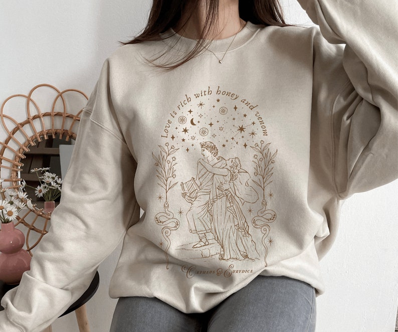 Eurydice Orpheus Greek Mythology Dark Academia Clothing Greek Statue ...