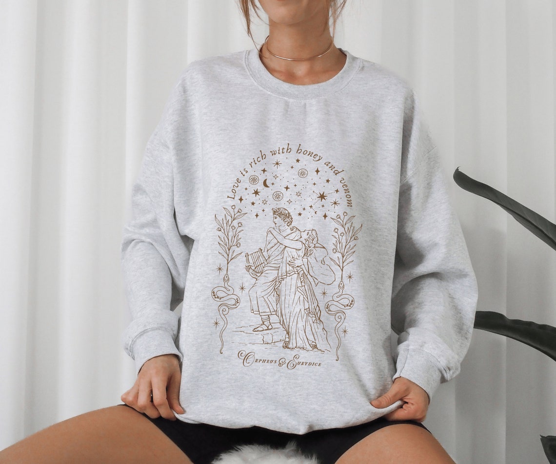 Eurydice Orpheus Greek Mythology Dark Academia Clothing Greek Statue ...