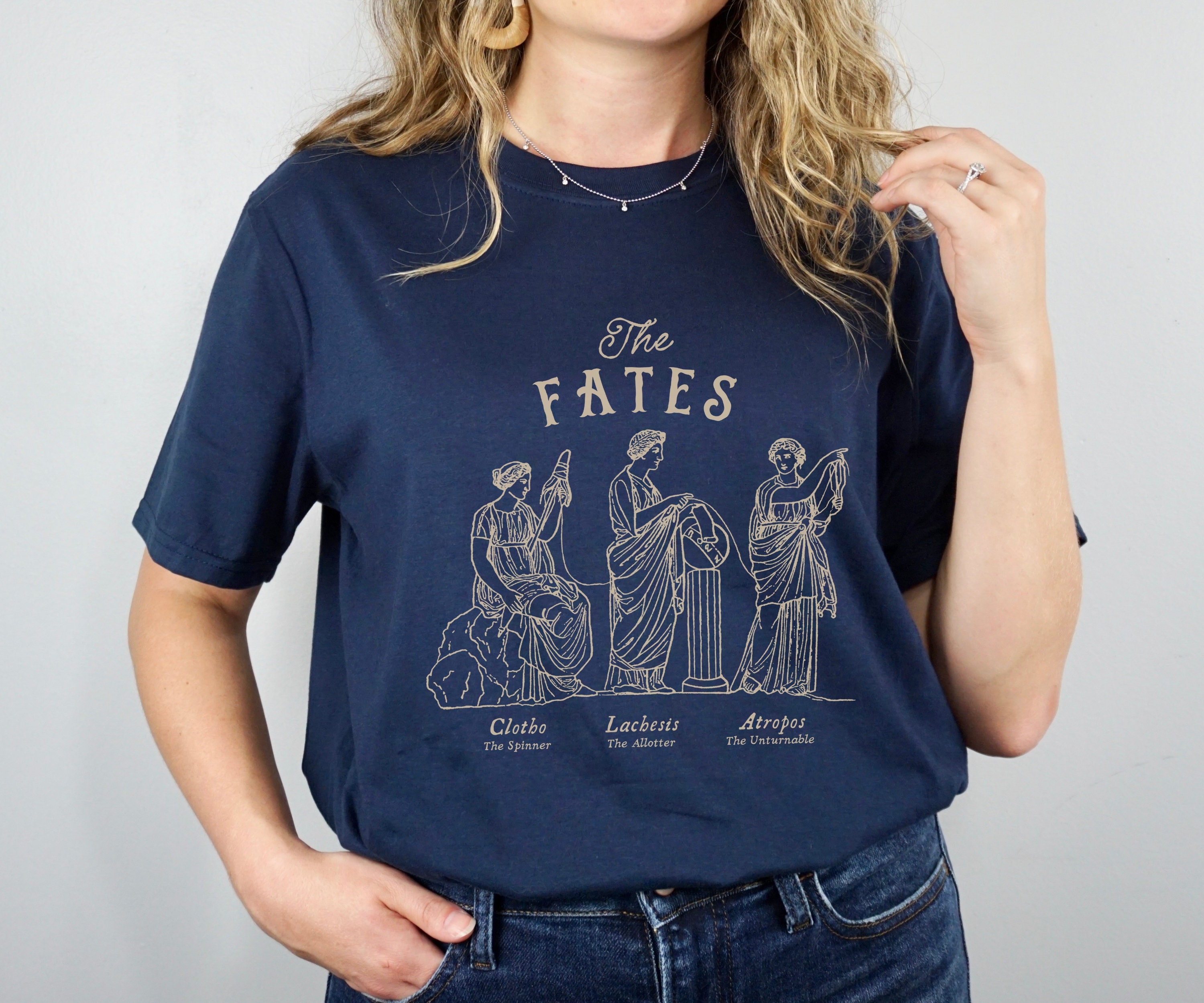 The Fates Greek Mythology Shirt Moirai Greek Goddesses Dark - Etsy