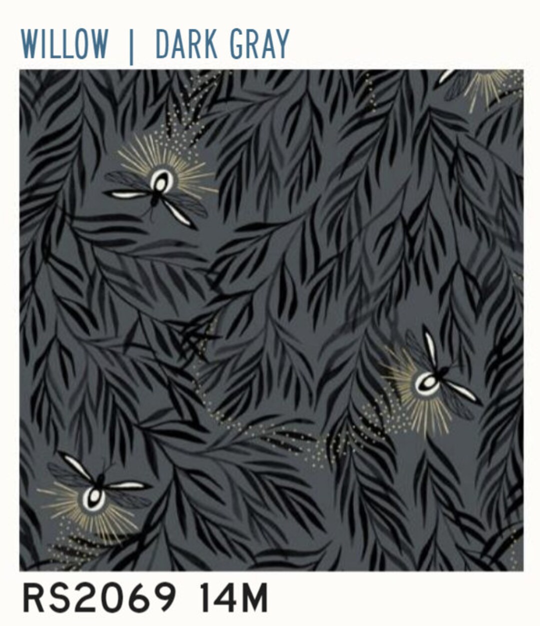 Ruby Star Society Sarah Watts Firefly Fabric Line - Firefly Metallic in ...