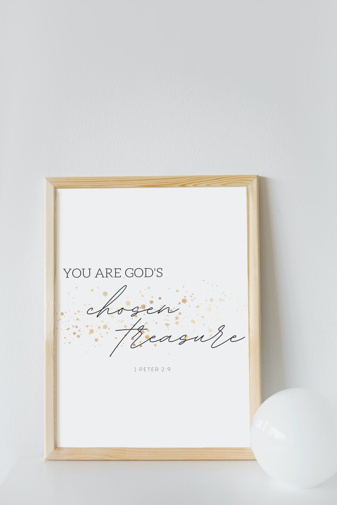 1 Peter 2:9 PRINTABLE, You Are God's Chosen Treasure, PRINTABLE Bible ...