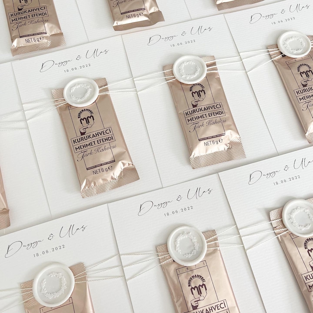 Coffee Favors | Kahve Soz Hediyelik | Mocha Gifts - Etsy
