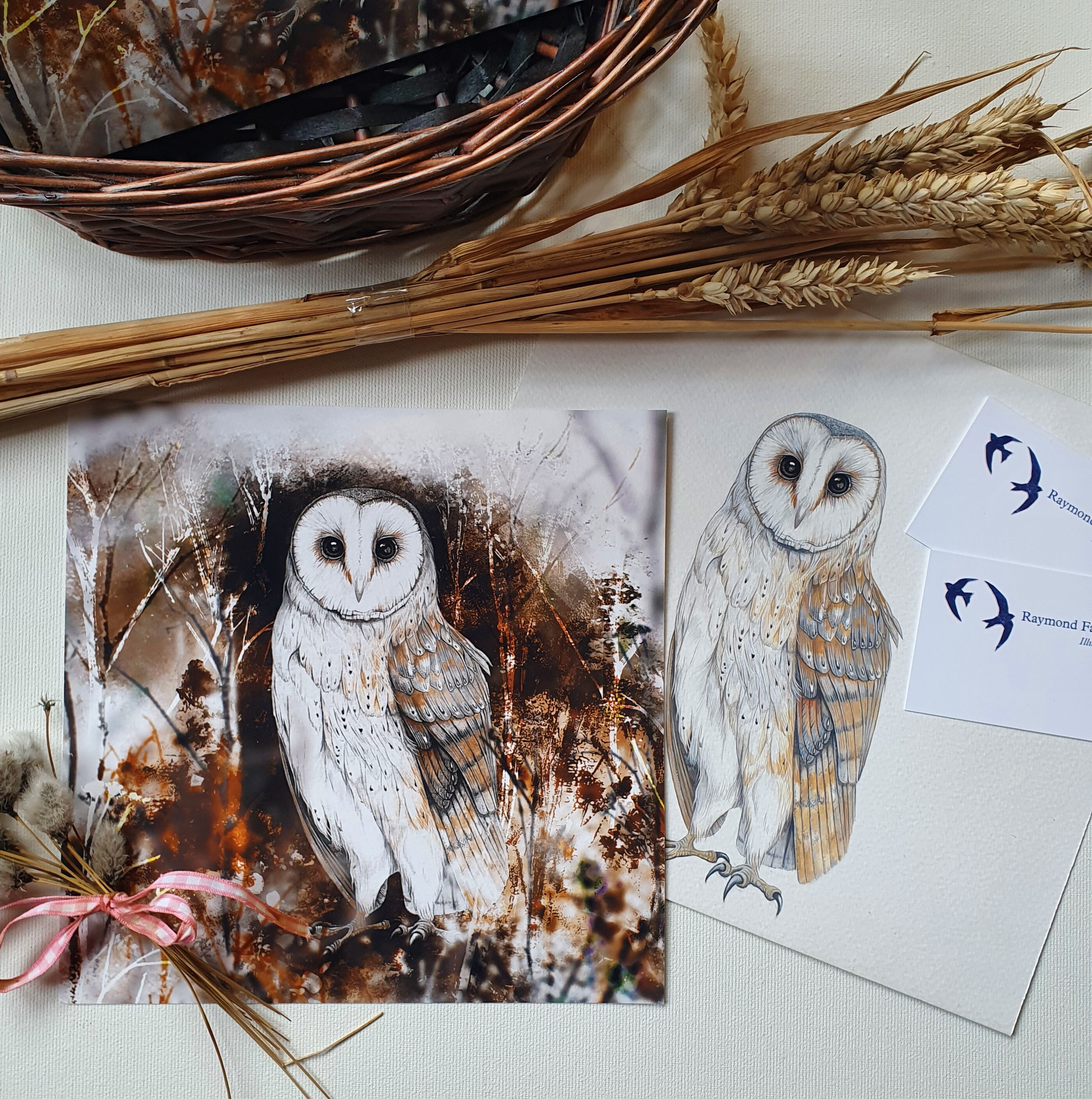 Barn Owl Limited Edition Print With Frame. - Etsy
