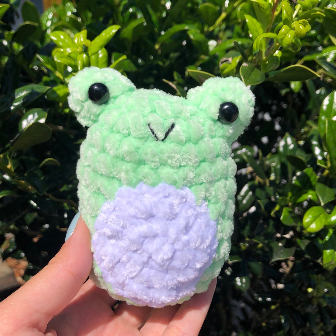 Crochet Fluffy Frog PDF Pattern - Etsy