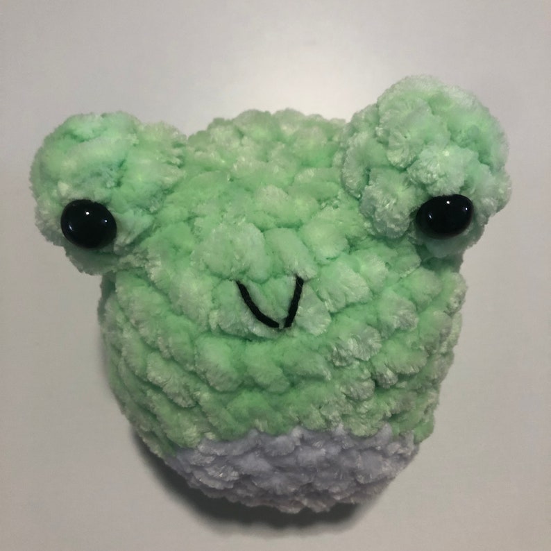 Crochet Fluffy Frog PDF Pattern - Etsy