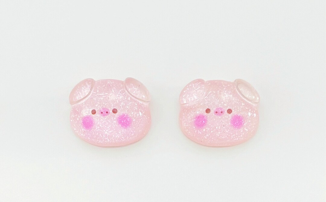 Clear Glittery Pig Head Farm Animal shoe Charm Shoe Clip - Etsy