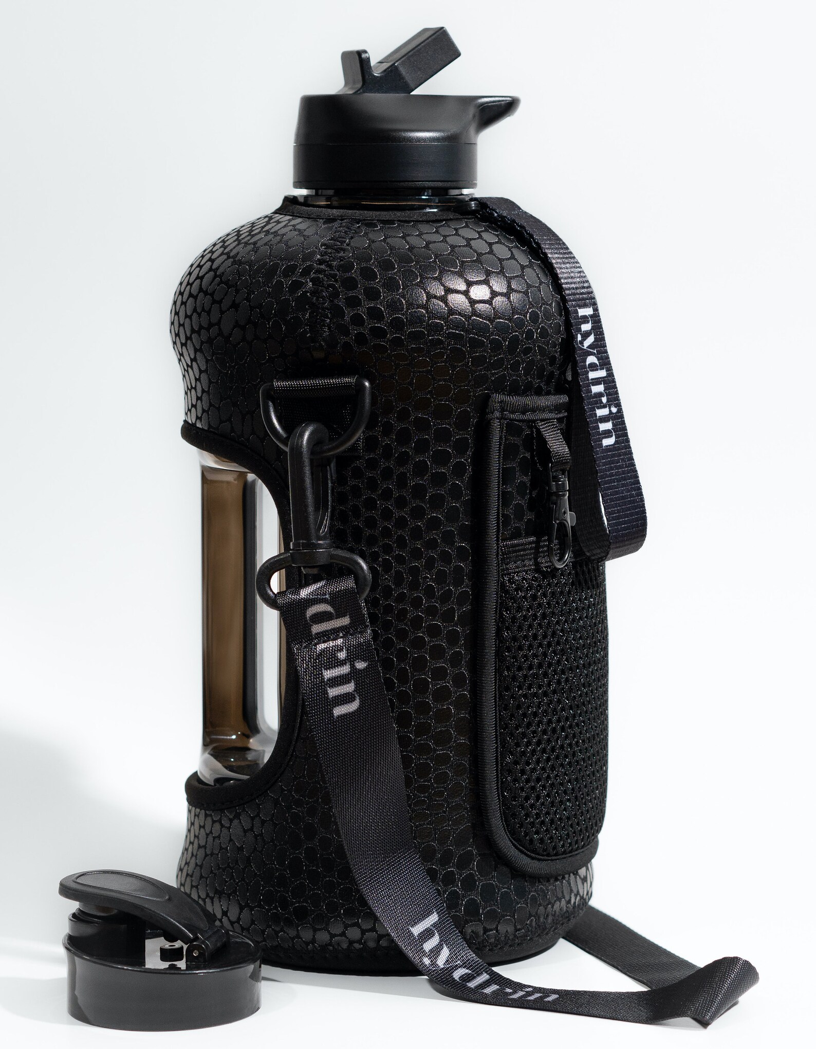 Black-2 Liter Water Bottle With Storage Sleeve Reusable - Etsy