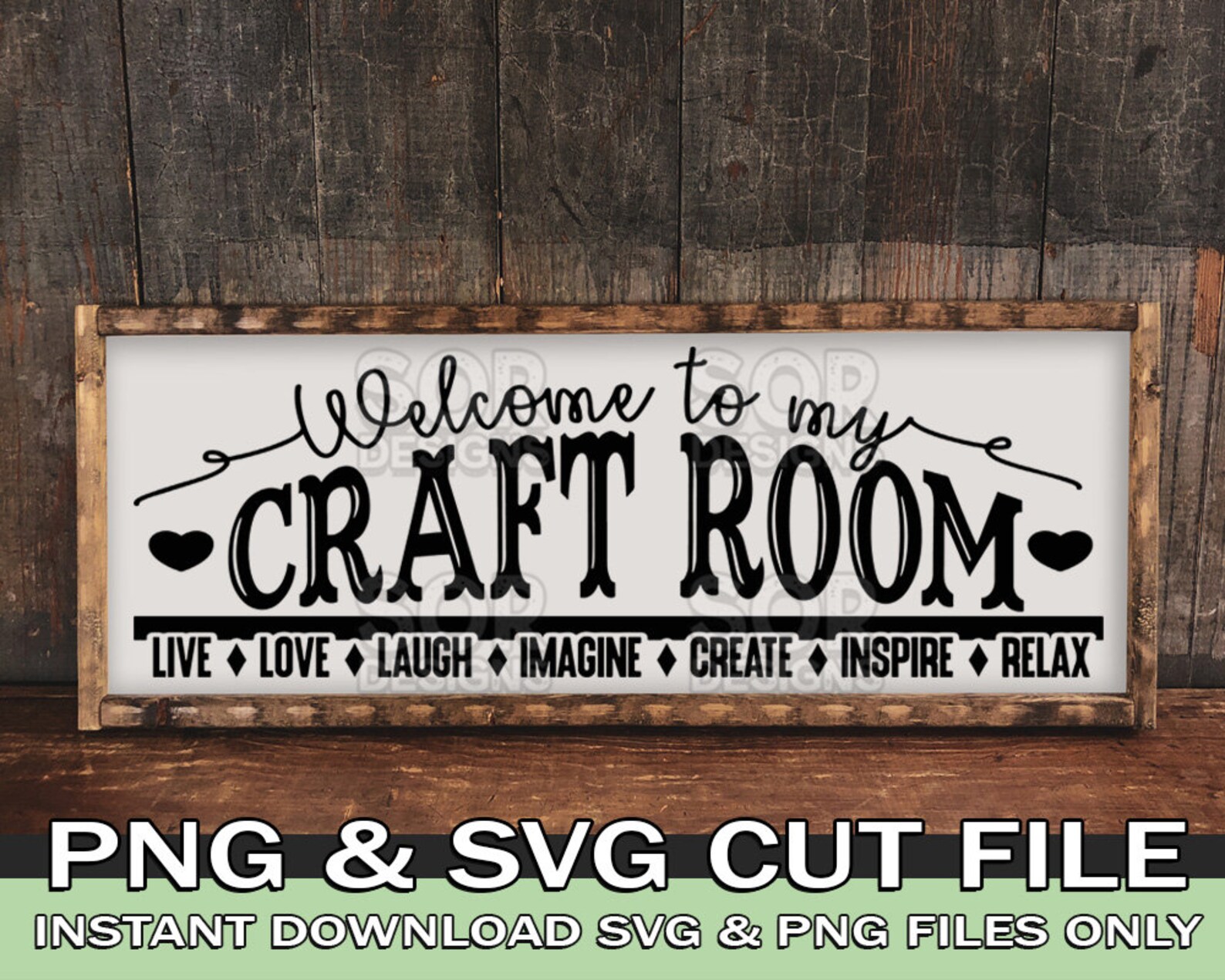 Craft Room Sign SVG Craft Room Sign PNG Craft Room Cut File - Etsy