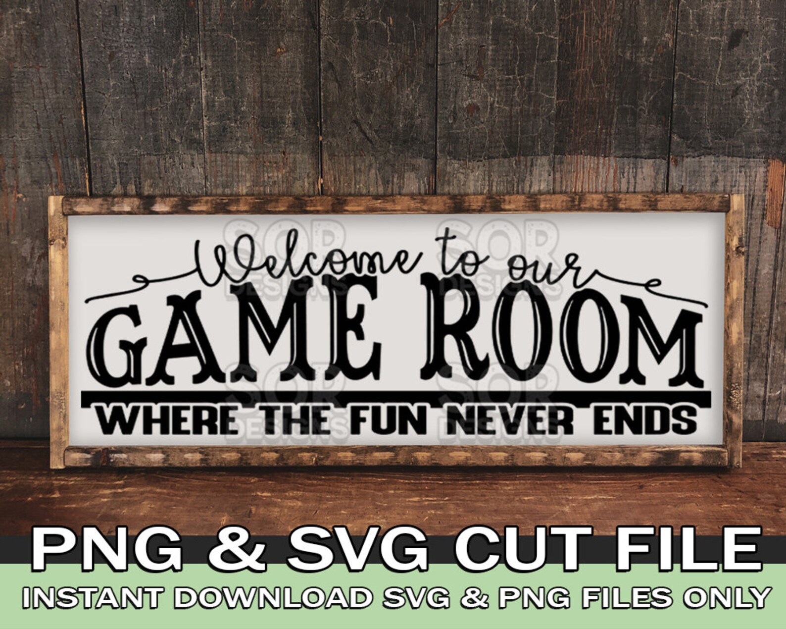 Game Room Sign SVG, Game Room Svg, Game Room Cut Files, Digital ...